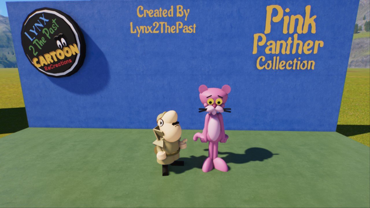 AA Pink Panther - Planet Coaster 2 creation - Frontier Workshop