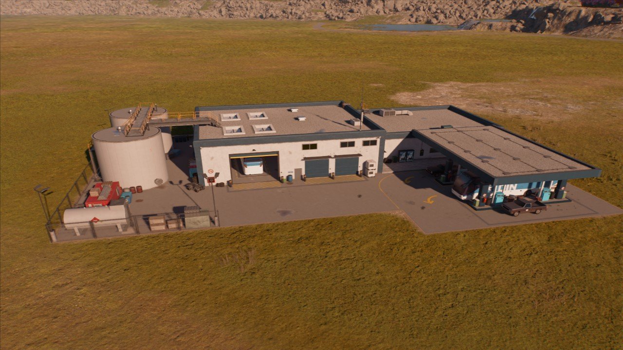 Gas Station and Repair Depot - Workshop - Jurassic World Evolution 3