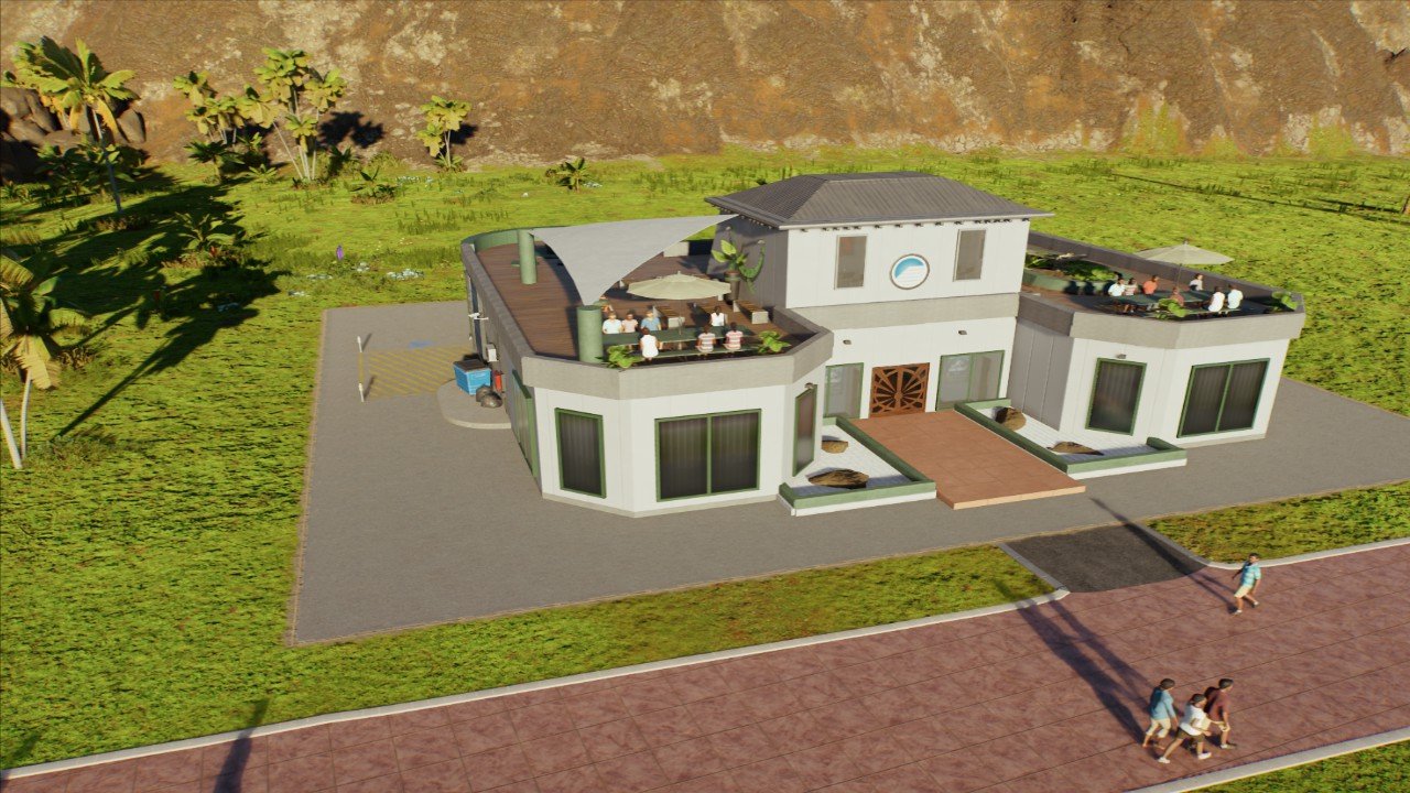 (Small Hotel) Activity centre - Workshop - Jurassic World Evolution 3