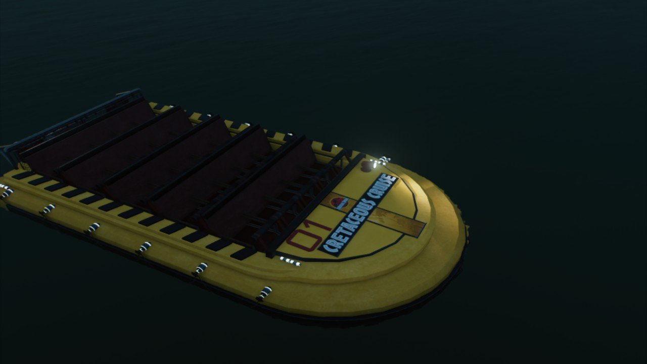 cretacous cruise river raft - Workshop - Jurassic World Evolution 3