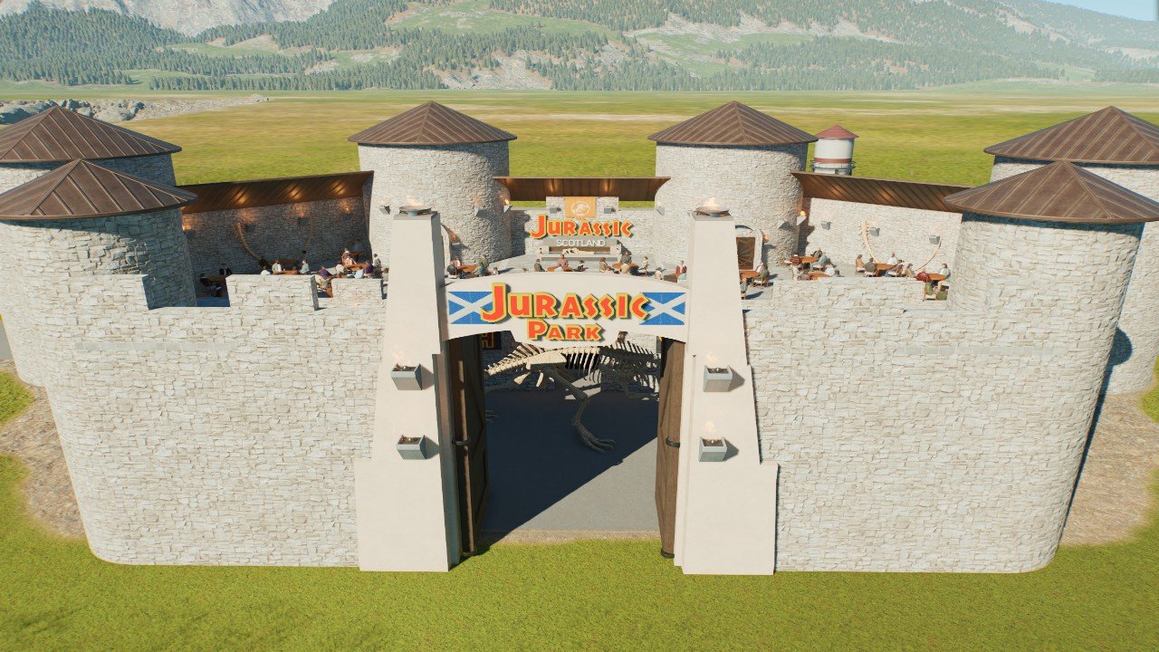 Castle arival - Workshop - Jurassic World Evolution 3