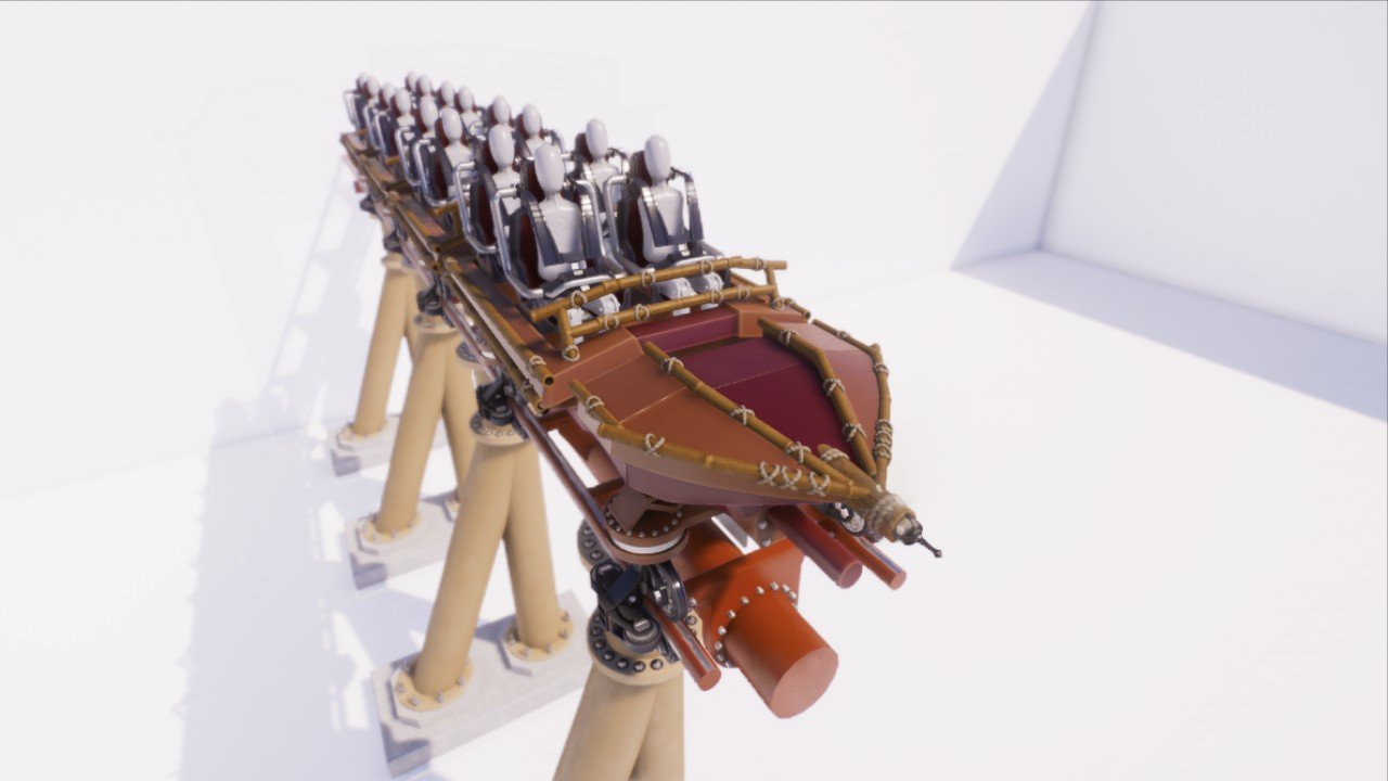 Viking Themed Vekoma Train - Planet Coaster 2 creation - Frontier Workshop