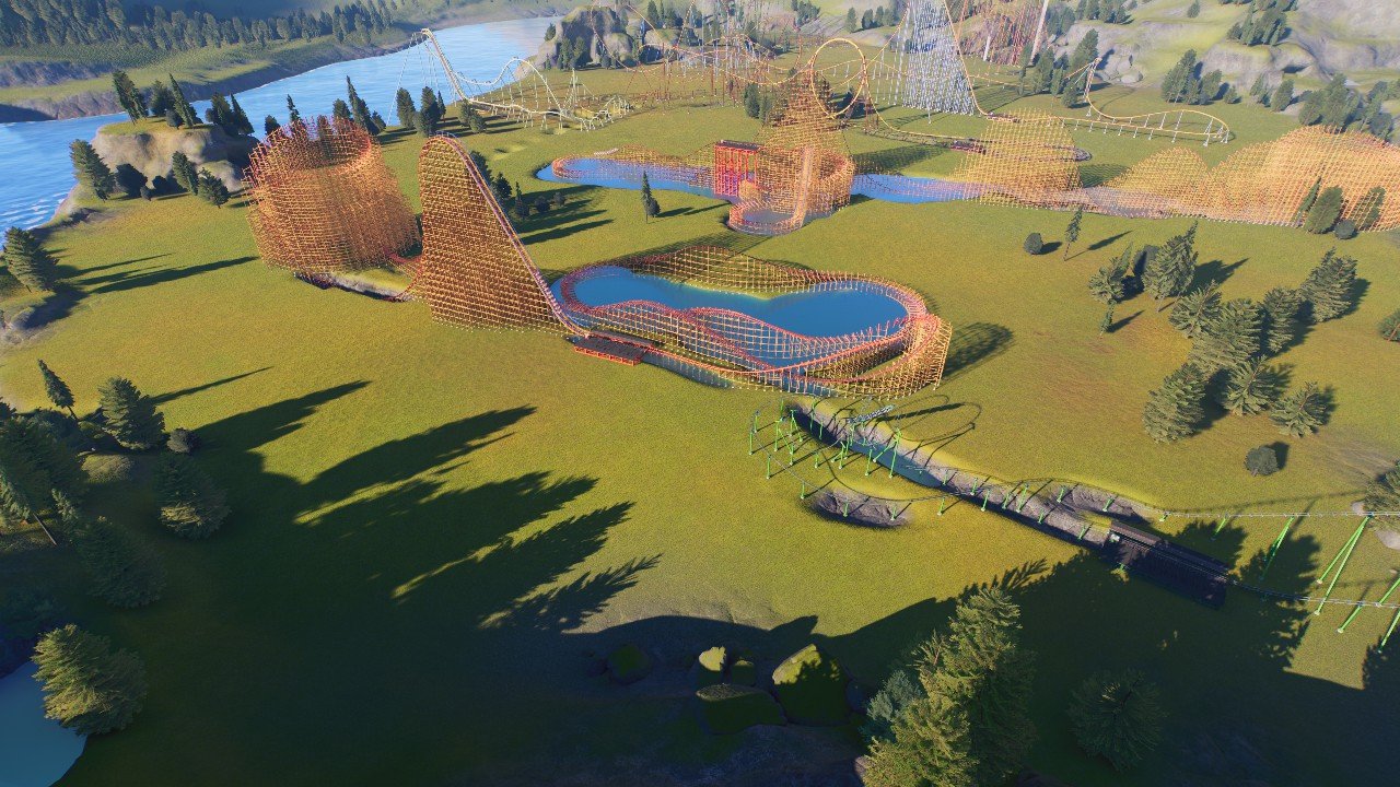 Prototype coaster park - Planet Coaster 2 creation - Frontier Workshop