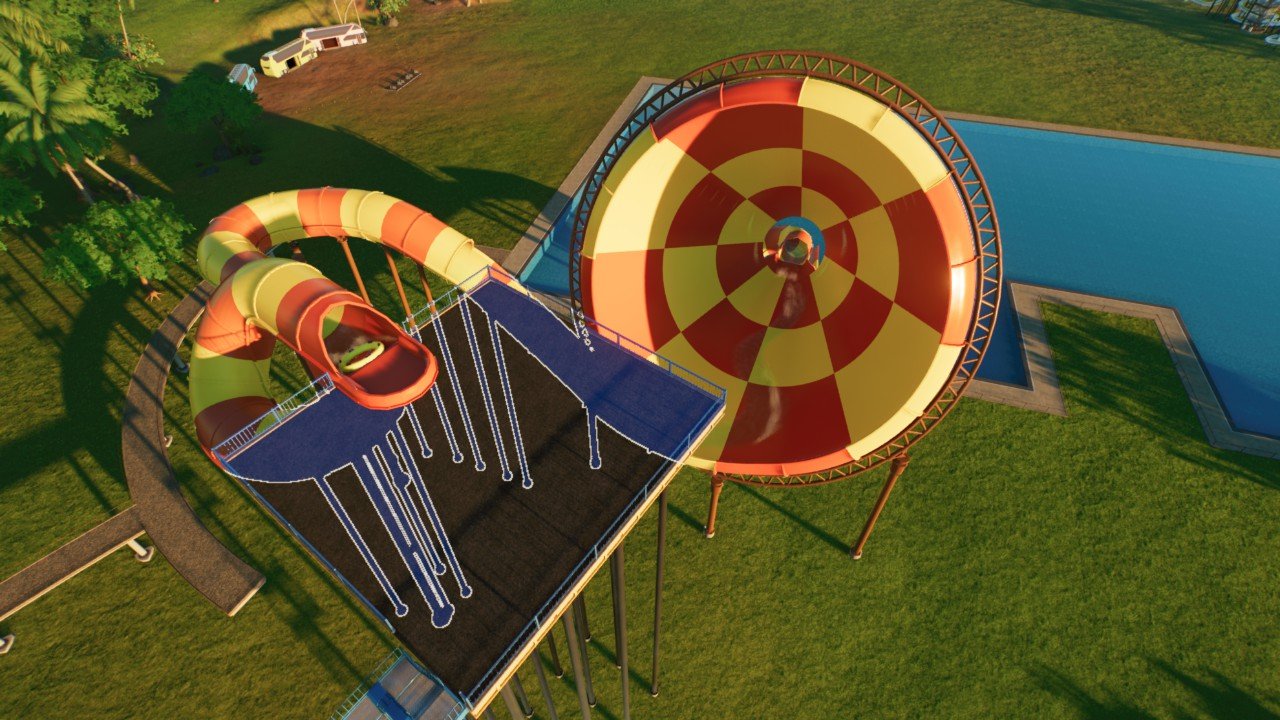 Adventure parks Tornado ride - Planet Coaster 2 creation - Frontier ...