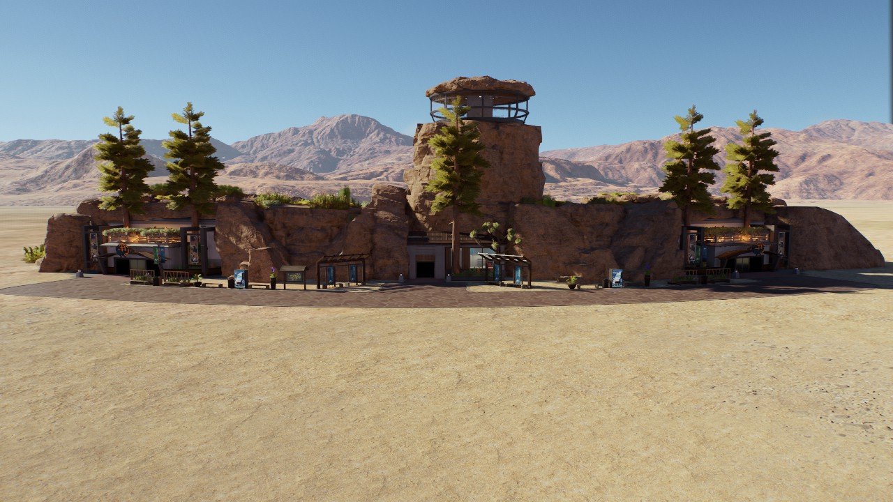 Natural looking 3 in 1 viewing gallery - Workshop - Jurassic World ...