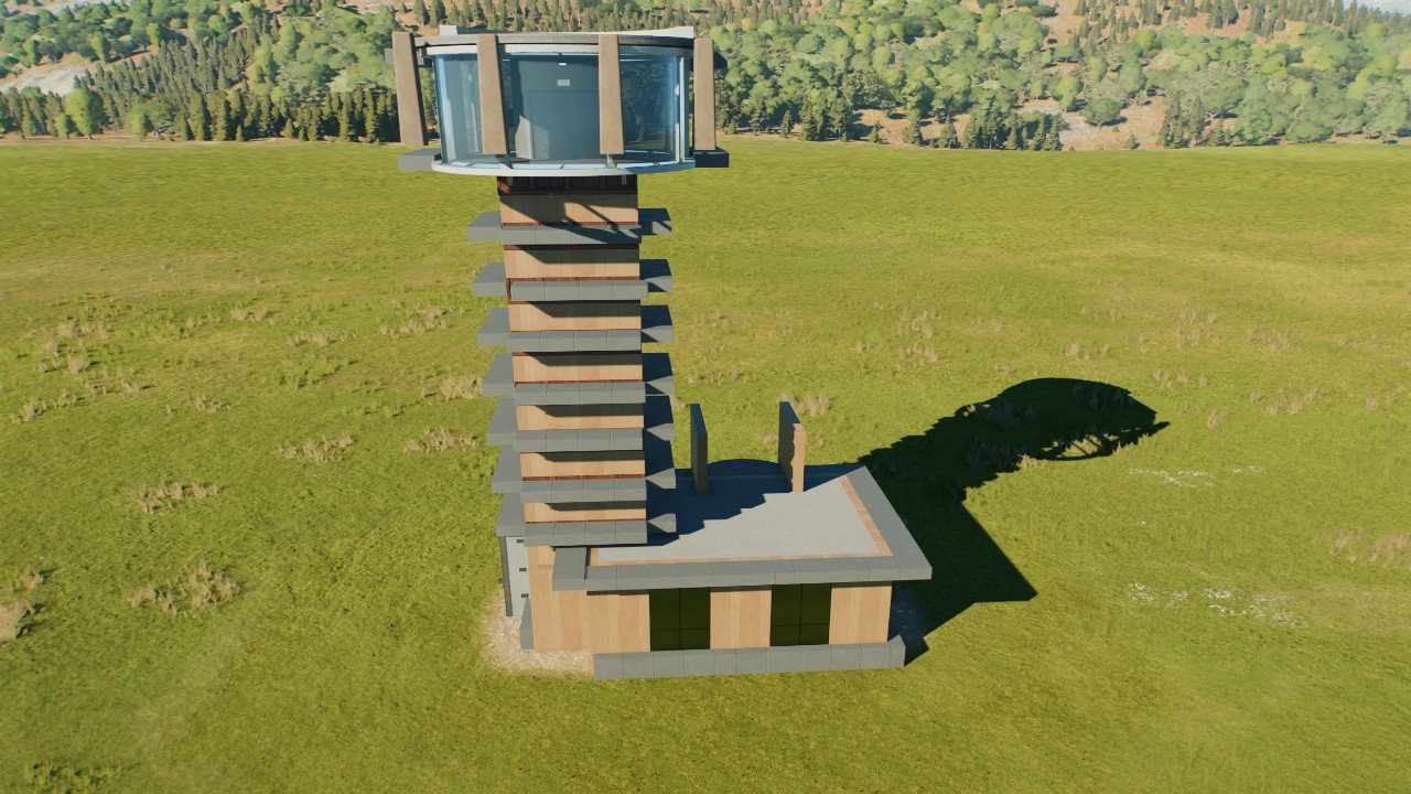 Wood Veiwing tower - Workshop - Jurassic World Evolution 3