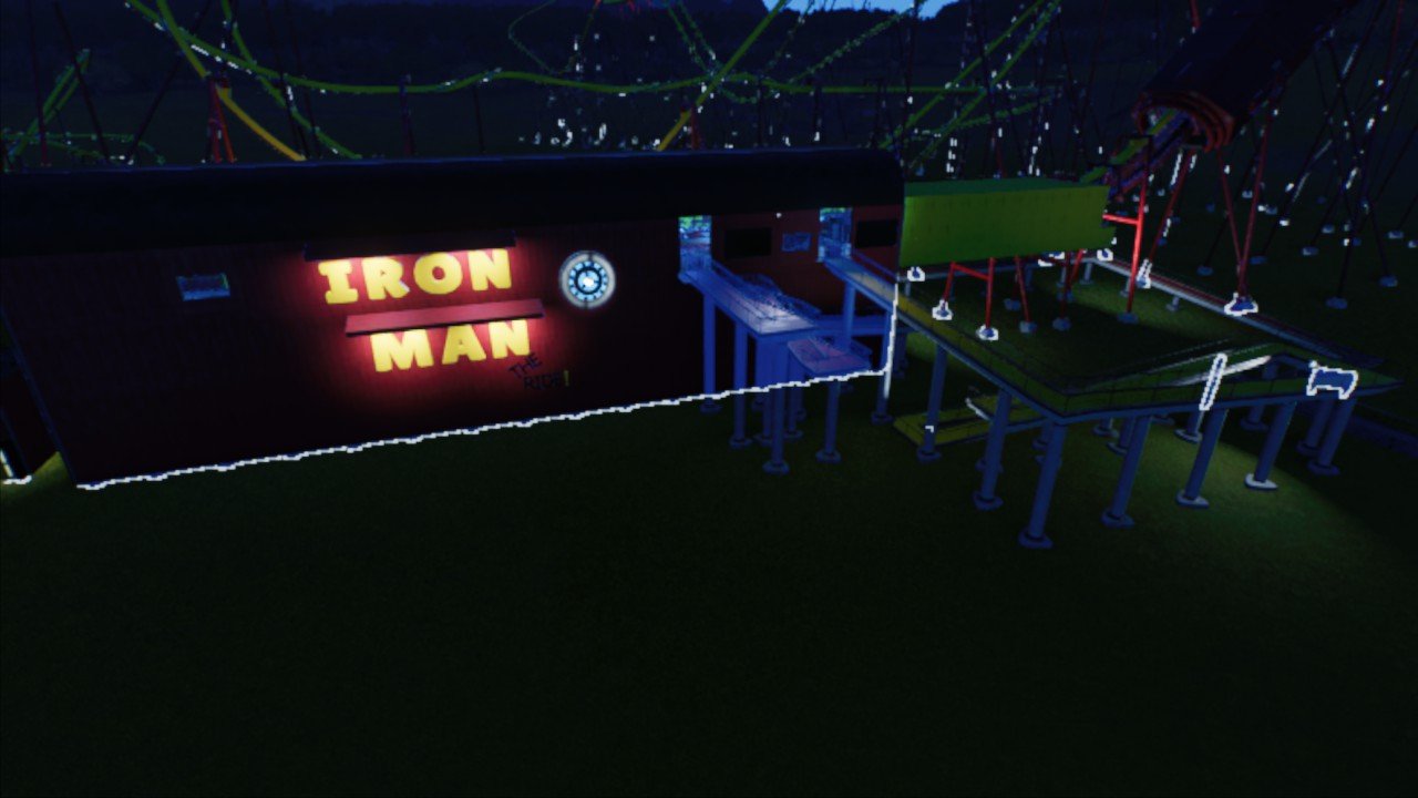 Iron Man Ride - Planet Coaster 2 creation - Frontier Workshop