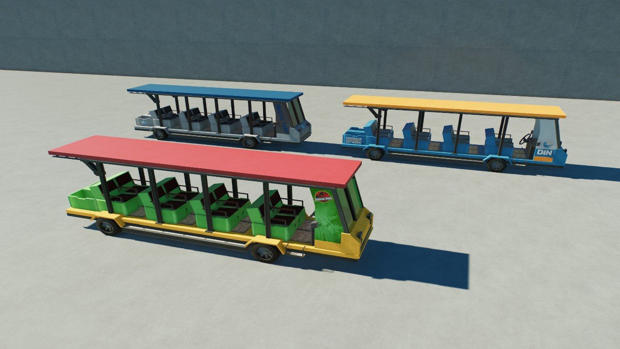 Themed Tour Shuttles - Workshop - Jurassic World Evolution 3