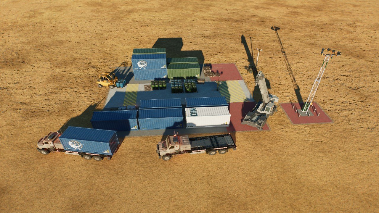 CONTAINER STORAGE ZONE - SMALL - Workshop - Jurassic World Evolution 3