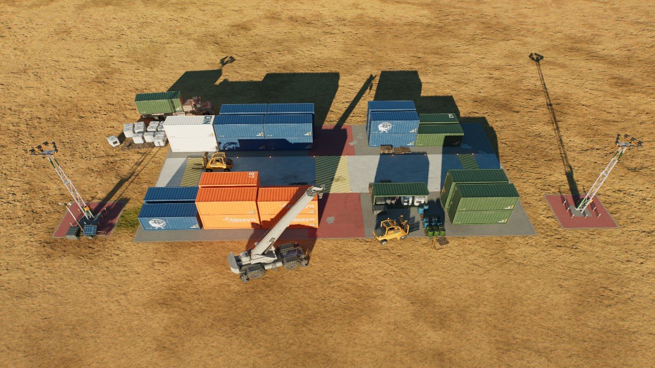 CONTAINER STORAGE ZONE - BIG - Workshop - Jurassic World Evolution 3