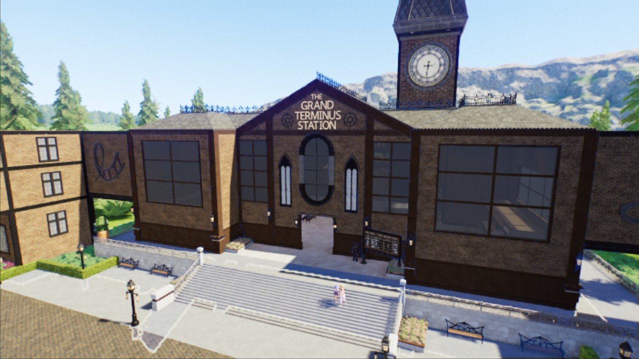 Grand Central Train Station - Planet Coaster 2 creation - Frontier Workshop
