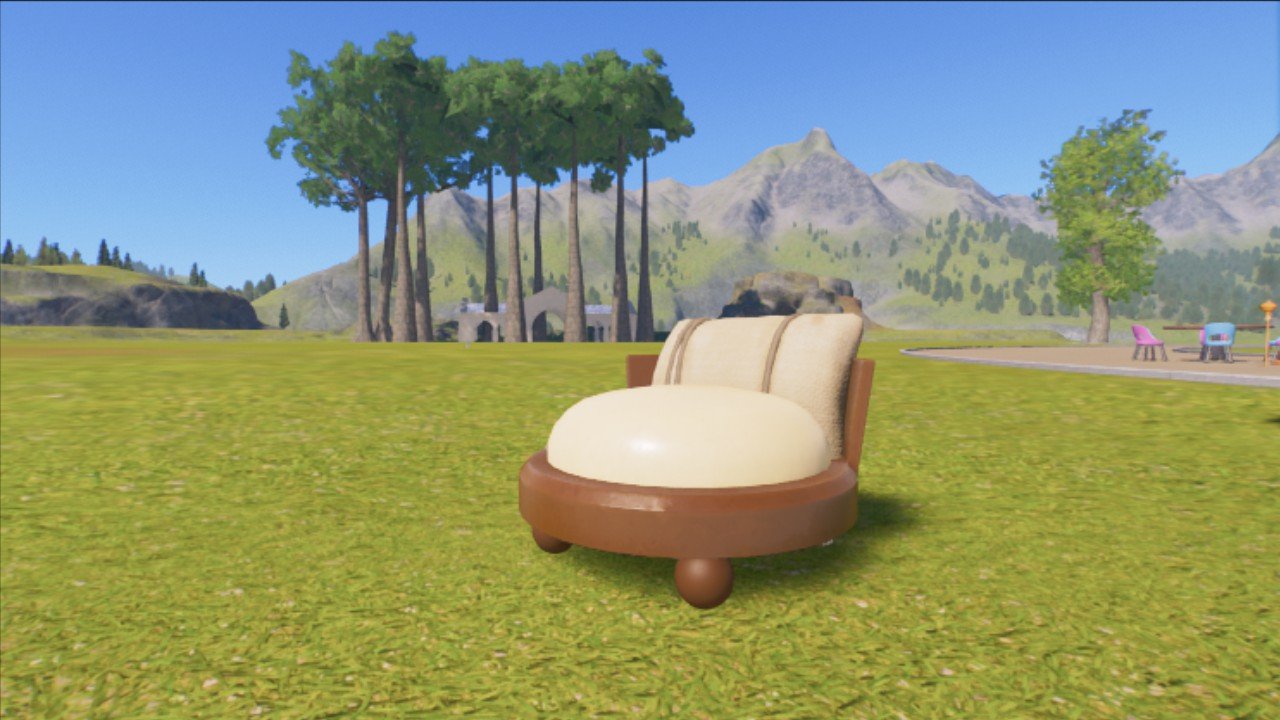 Lounge Chair - Planet Coaster 2 creation - Frontier Workshop