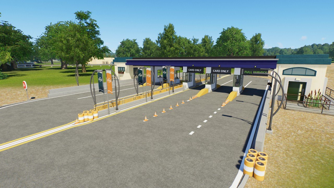 Parking Gate - Planet Coaster 2 creation - Frontier Workshop