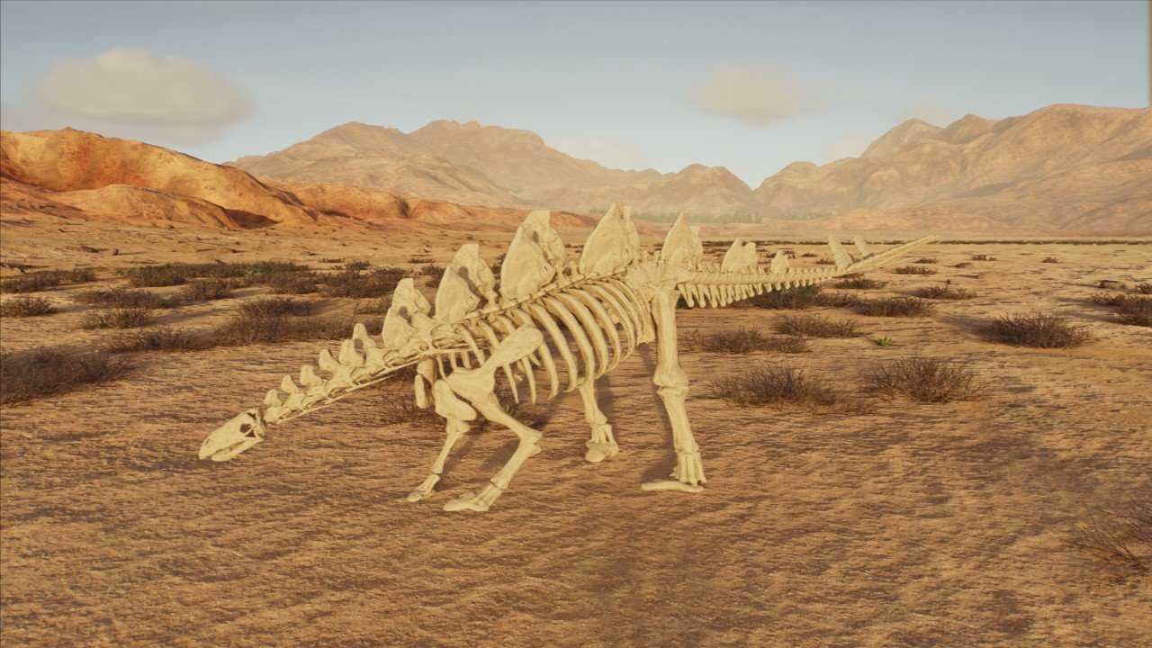 Stegosaurus Skeleton - Workshop - Jurassic World Evolution 3
