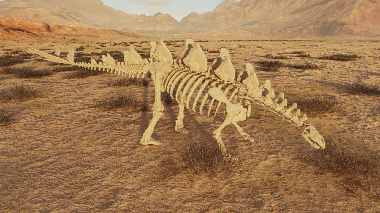 Stegosaurus Skeleton - Workshop - Jurassic World Evolution 3