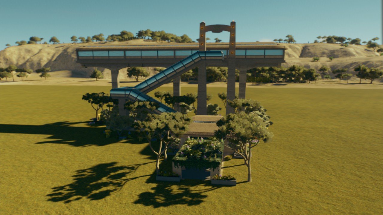 Camp Before Time Monorail Station - Workshop - Jurassic World Evolution 3