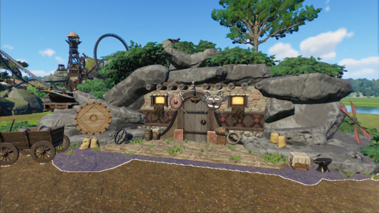 Cenario Viking - Planet Coaster 2 creation - Frontier Workshop