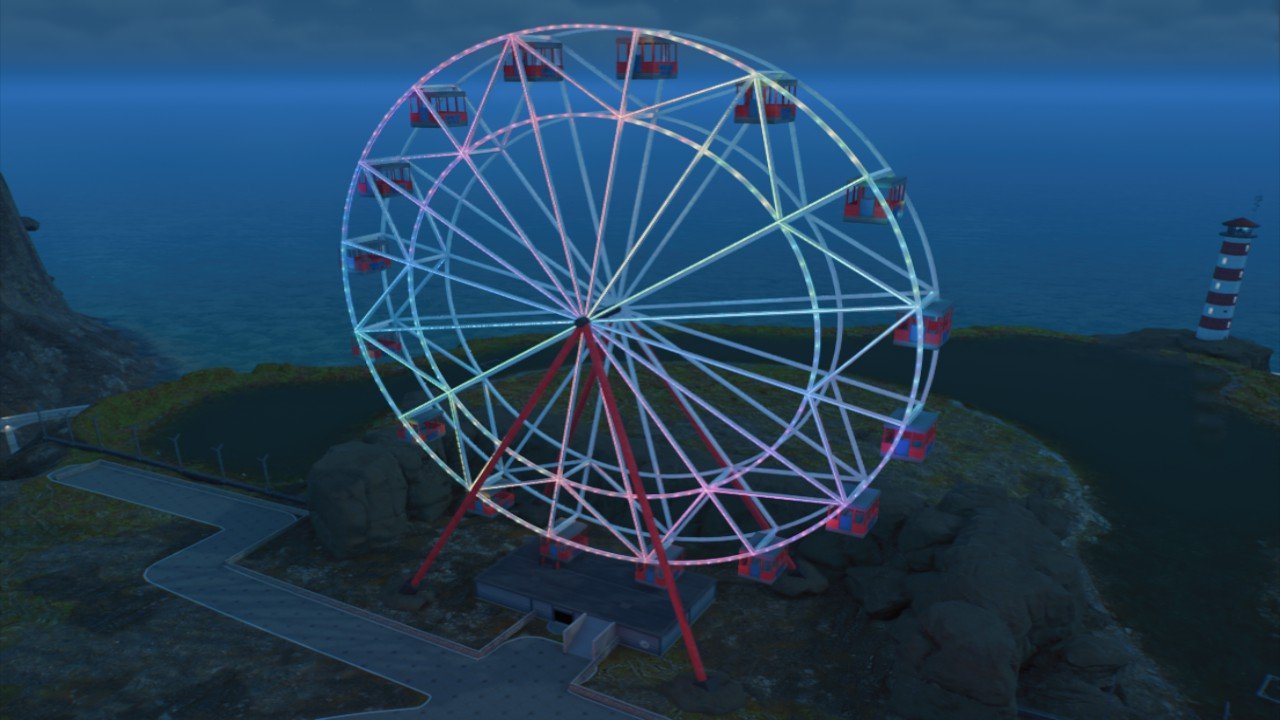 Ferris Wheel Hotel w/ Lights - Workshop - Jurassic World Evolution 3