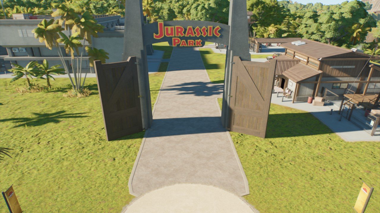 Jurassic park entrace (open) - Workshop - Jurassic World Evolution 3