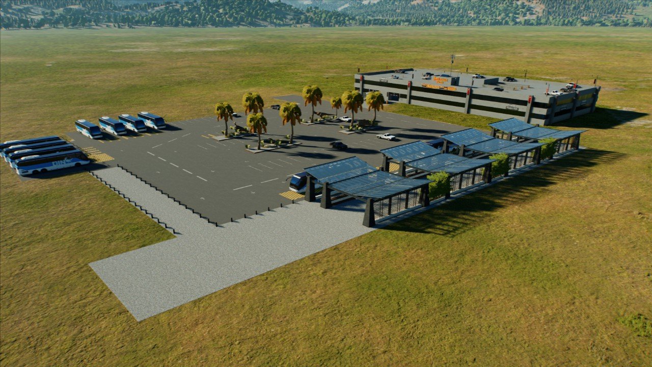 Carpark and Parking building - Workshop - Jurassic World Evolution 3