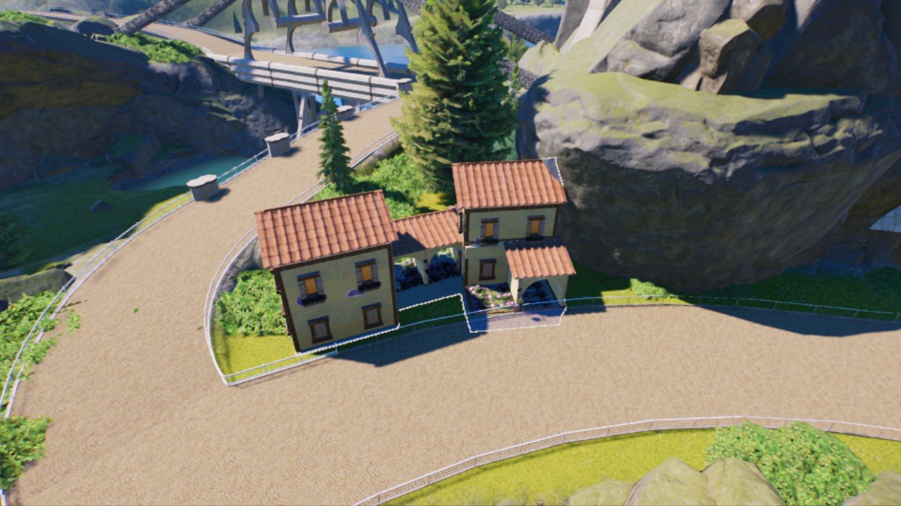 Mediterranean Combo House 1 - Planet Coaster 2 creation - Frontier Workshop