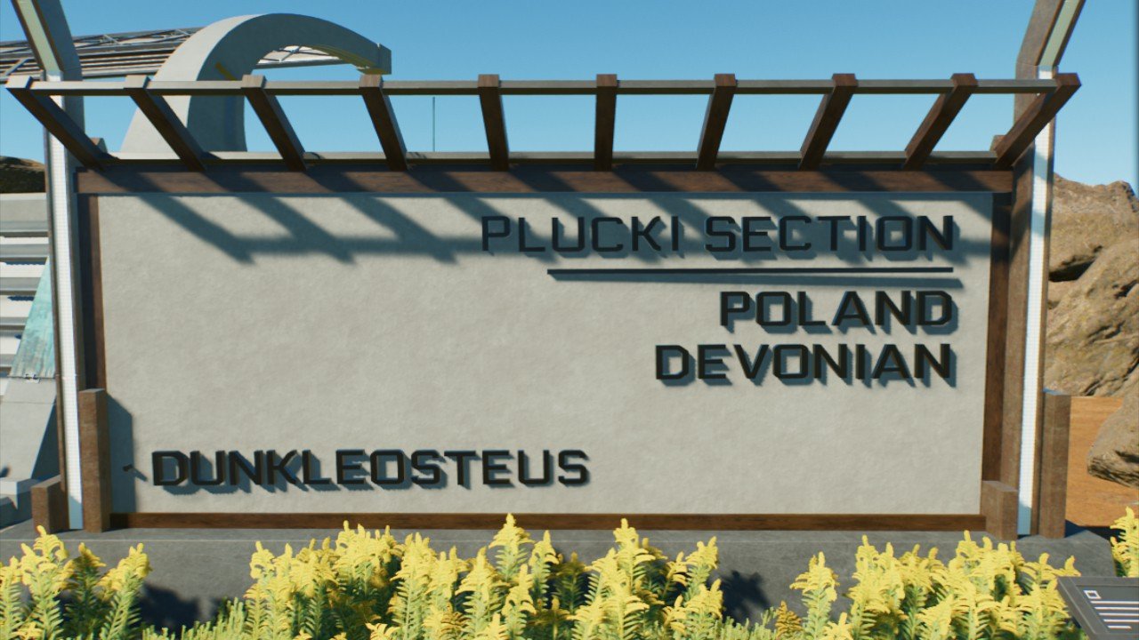 Signs: Plucki Section - Workshop - Jurassic World Evolution 3