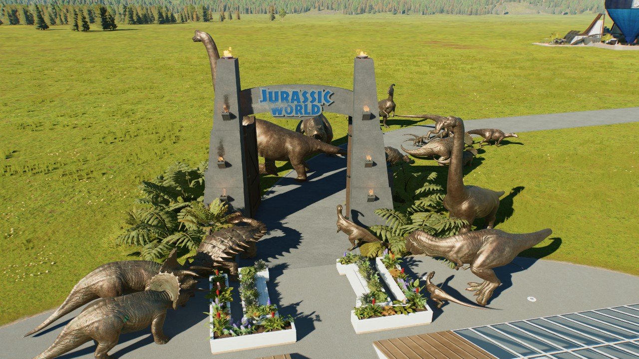 Jurassic World sign - Workshop - Jurassic World Evolution 3