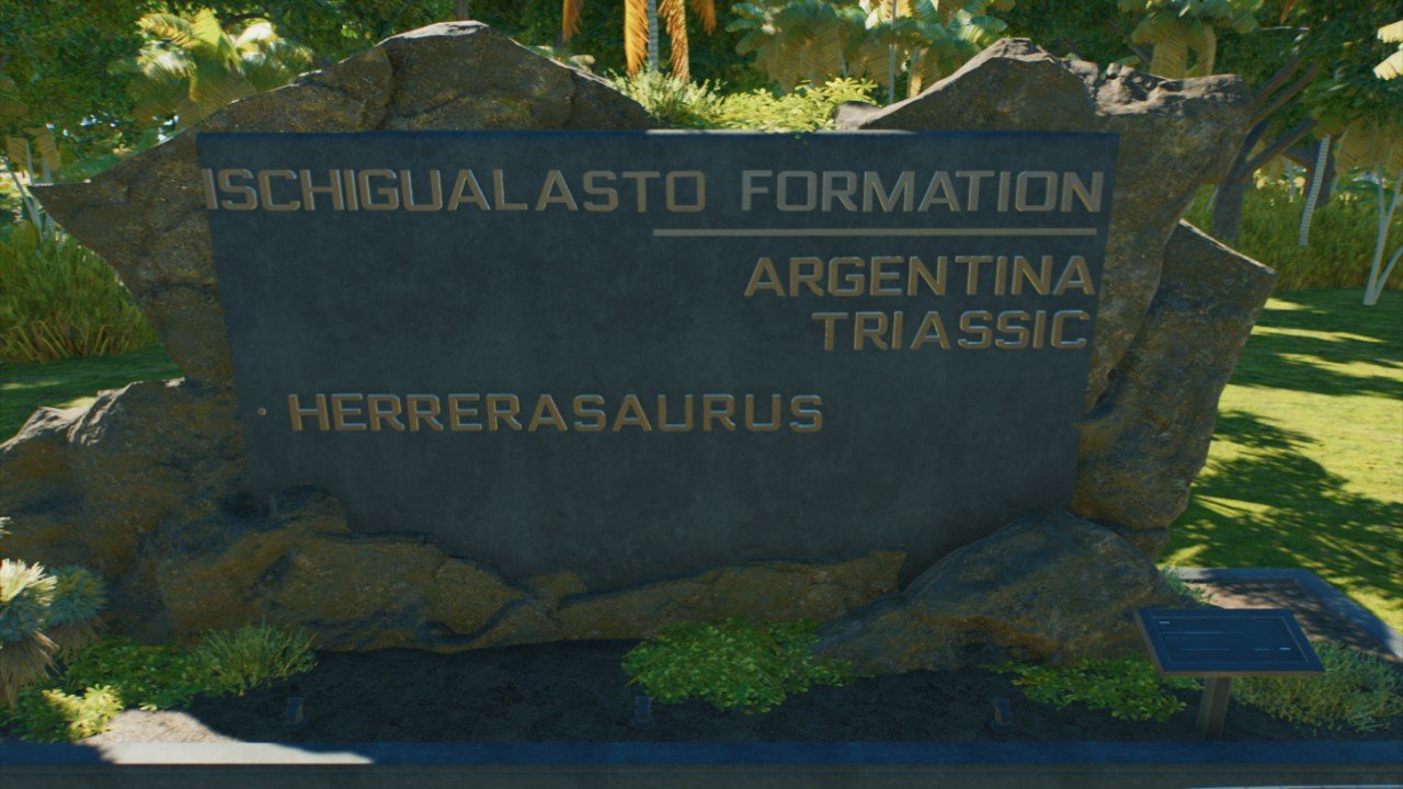 Signs: Ischigualasto Formation - Workshop - Jurassic World Evolution 3