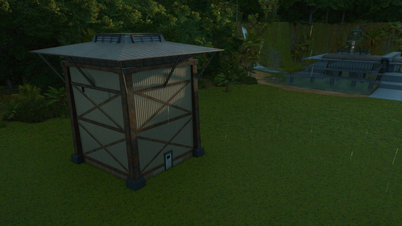 The Lost World Geothermal power plant shack/tower - Workshop - Jurassic ...