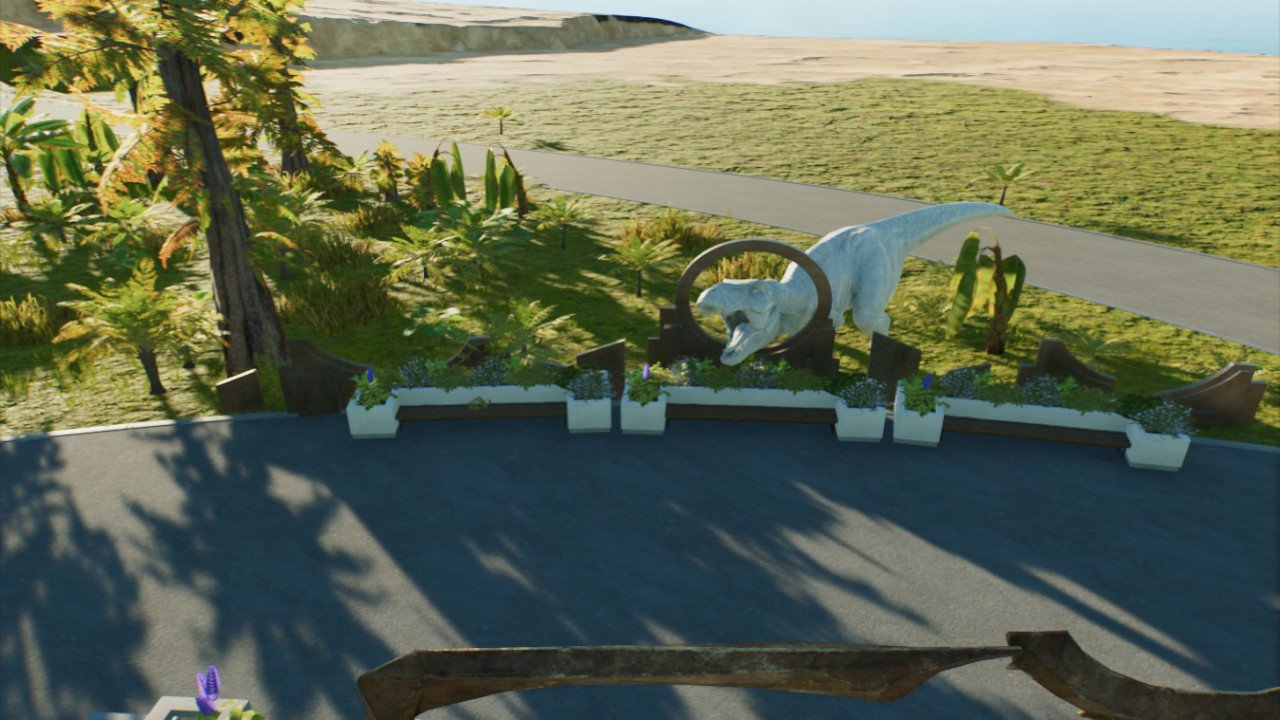 Park Bench TREX - Workshop - Jurassic World Evolution 3