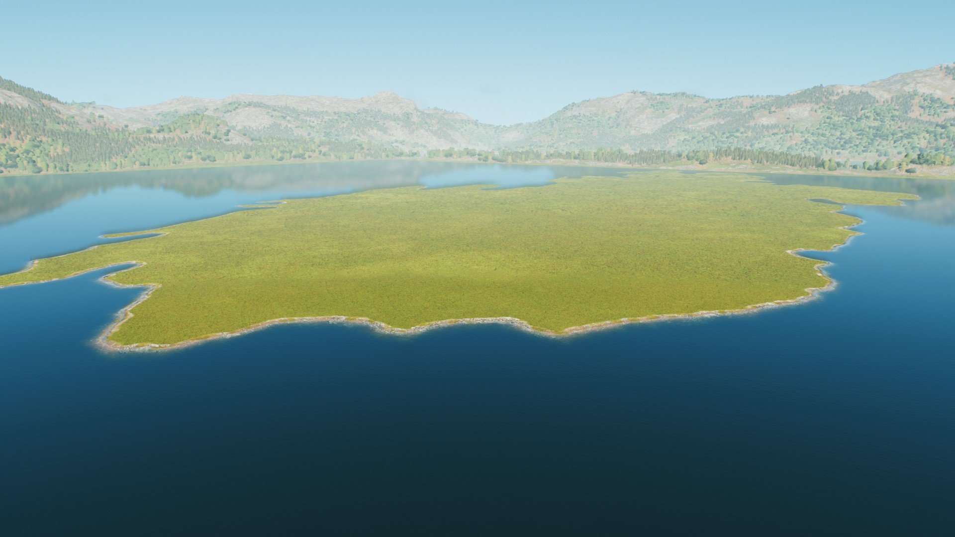 Flat Mantah Corp Island - Workshop - Jurassic World Evolution 3