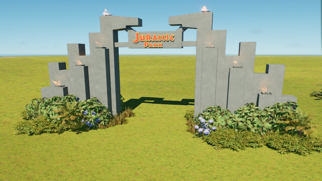 My Jurassic Park Gate v1 - Workshop - Jurassic World Evolution 3
