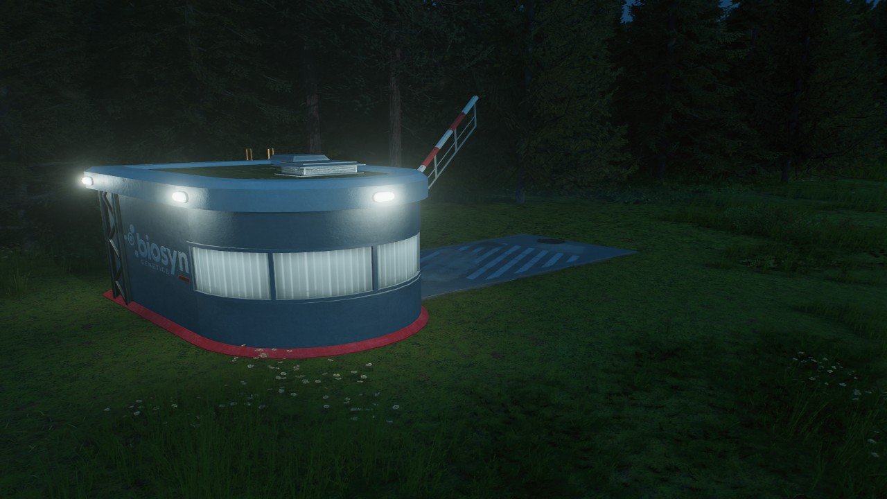 Biosyn entrance - Workshop - Jurassic World Evolution 3