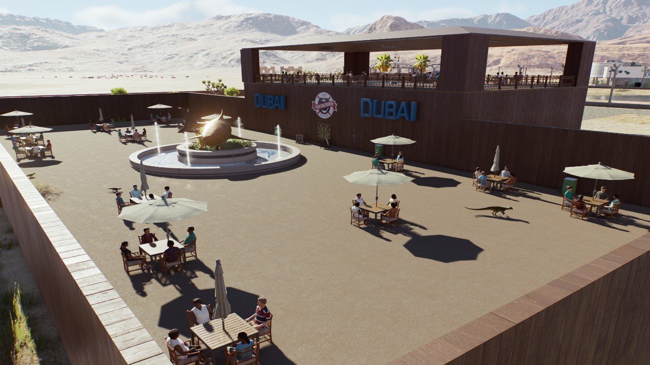 A Dubai walk in Restaurant - Workshop - Jurassic World Evolution 3