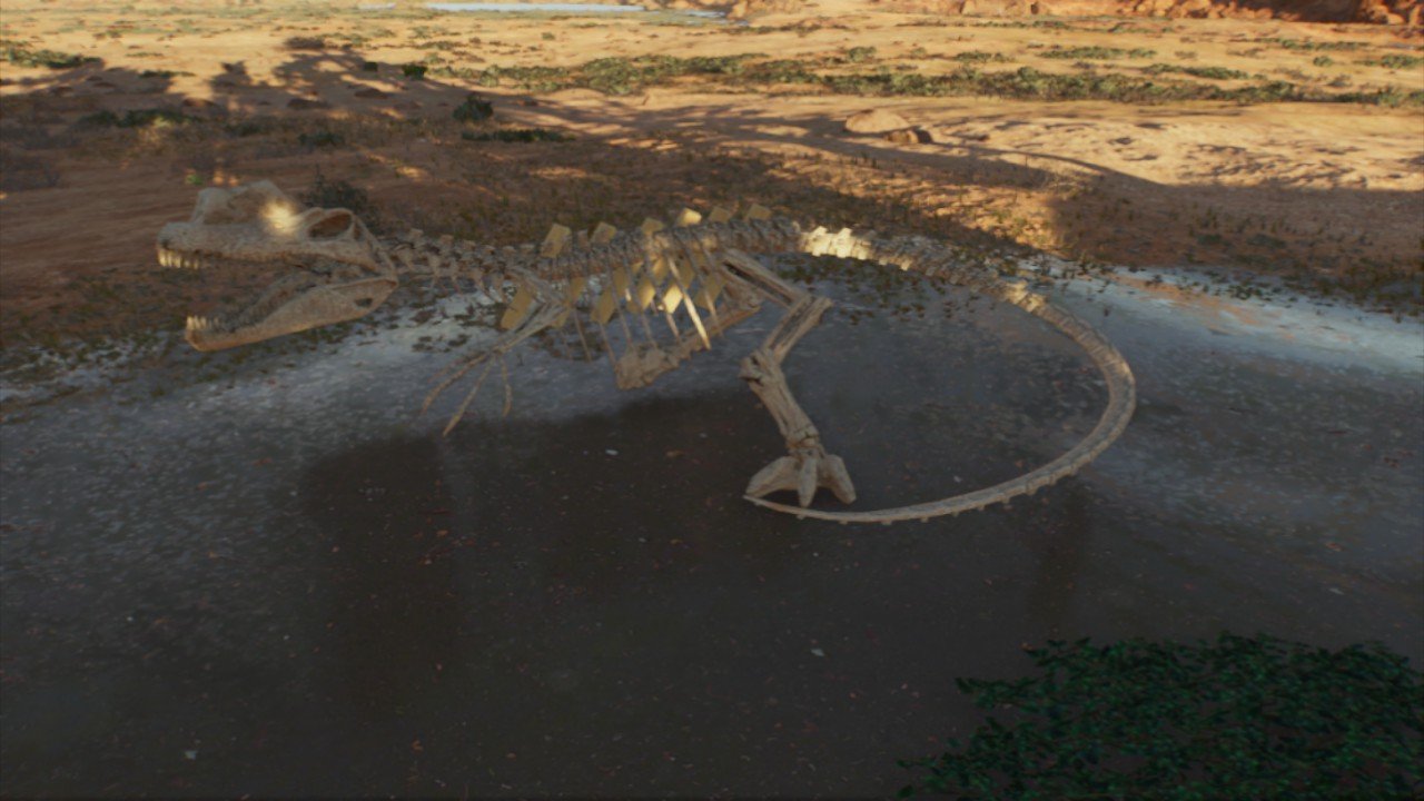 Baryonyx skeleton - Workshop - Jurassic World Evolution 3