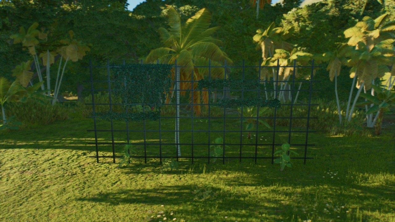 overgrown fence piece - Workshop - Jurassic World Evolution 3