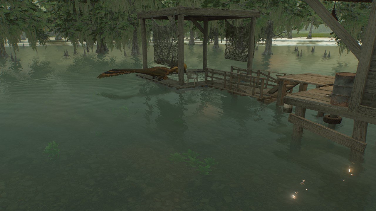 wetland feeder - Jurassic World Evolution 3 creation - Frontier Workshop