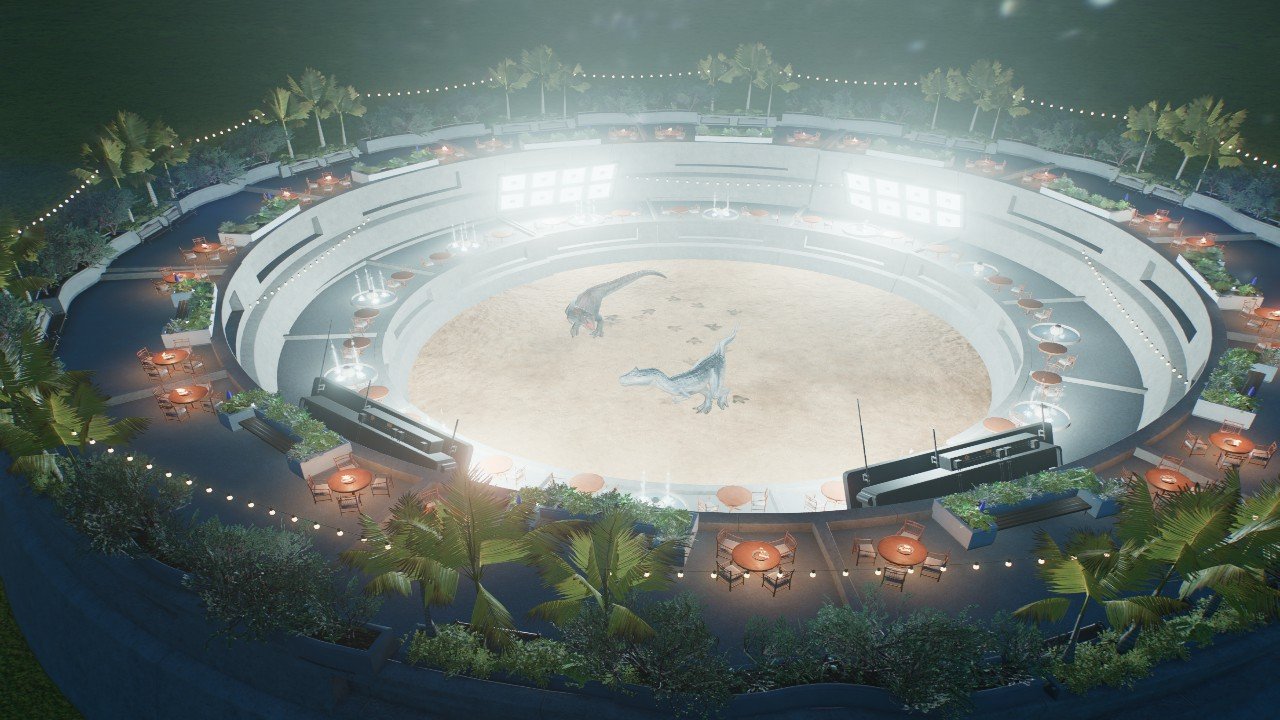 Two dinosaur battle arena - Workshop - Jurassic World Evolution 3