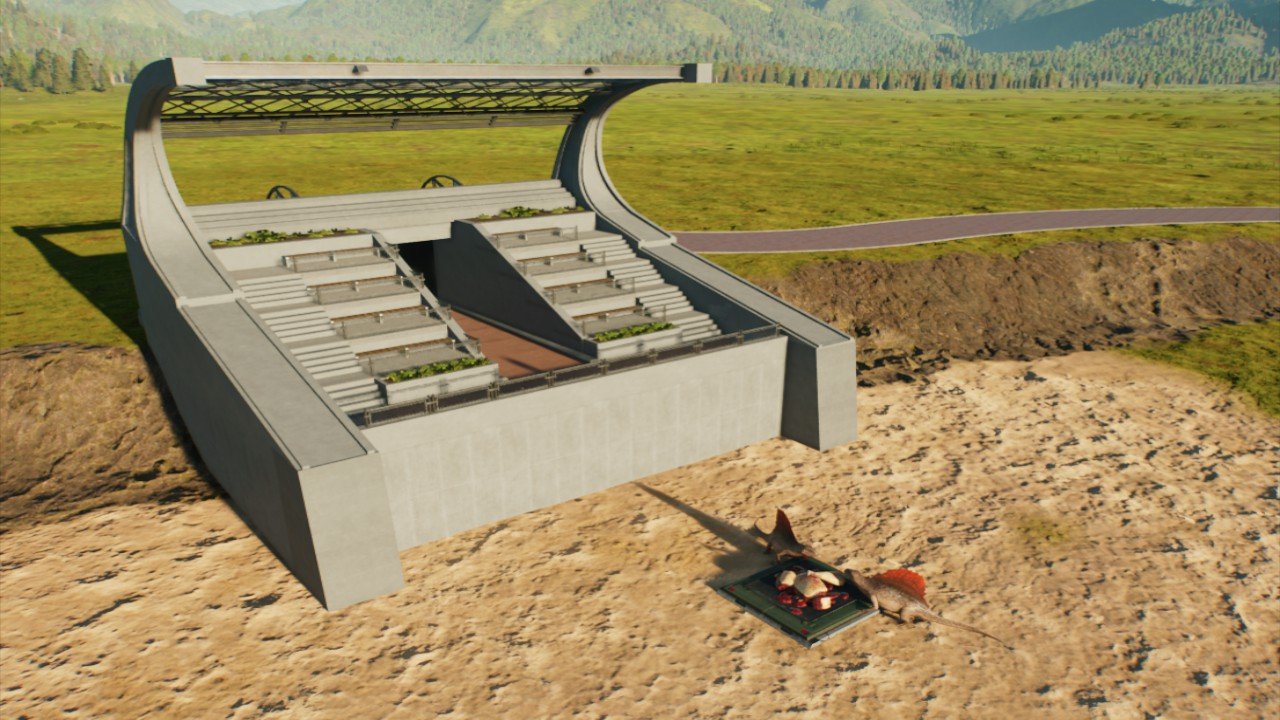 JW-style Lagoon Gallery [Land Ver.] - Workshop - Jurassic World Evolution 3
