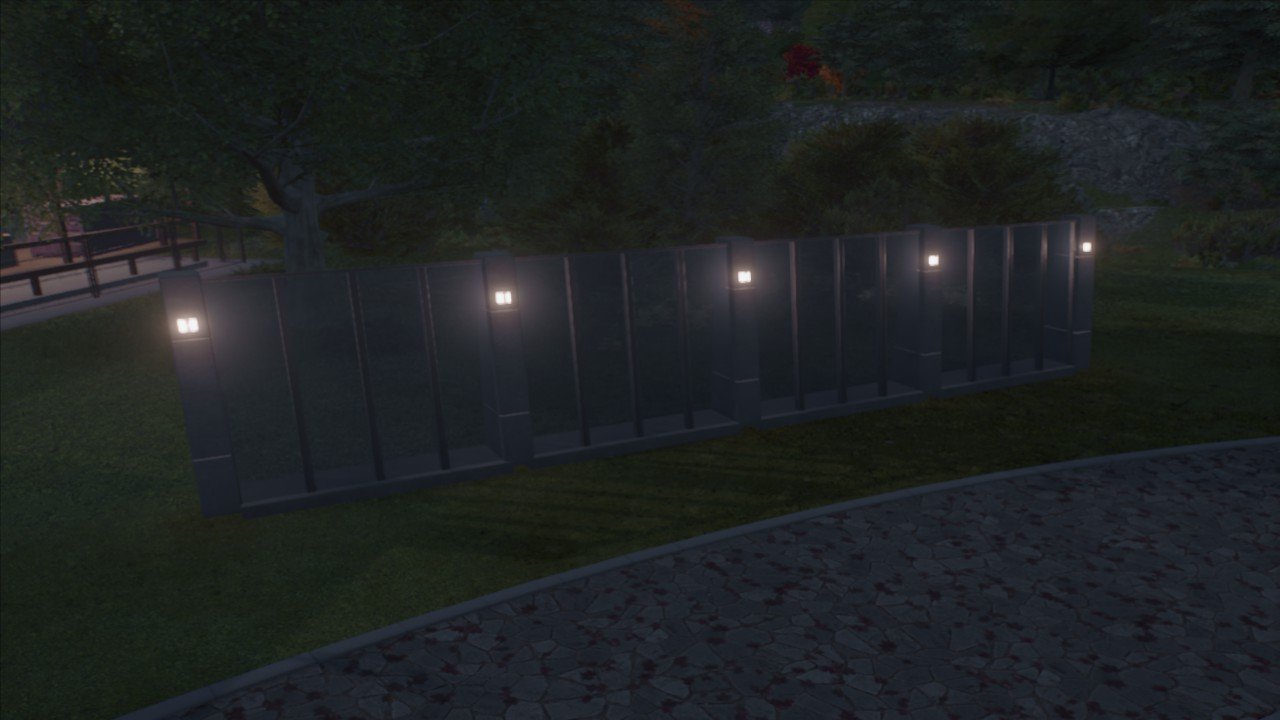 Glass & Concrete Enclosure Wall - Workshop - Jurassic World Evolution 3