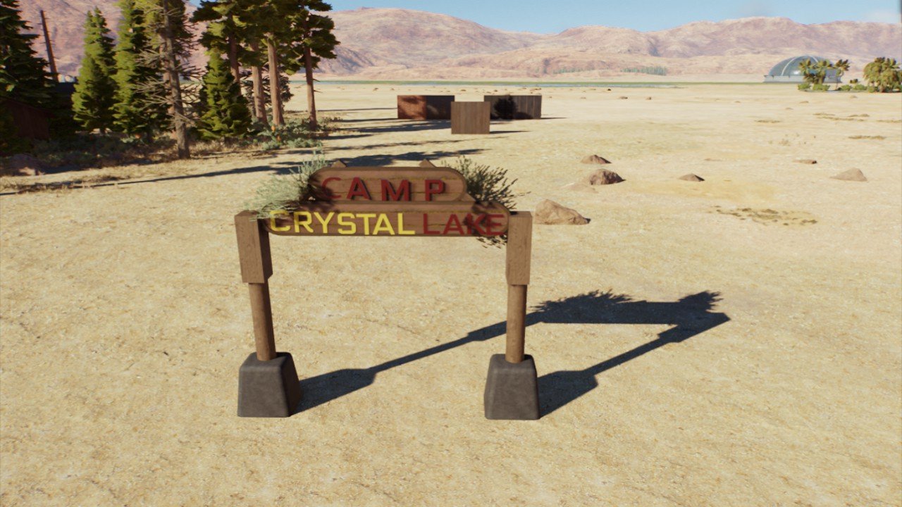 camp crystal lake sign - Workshop - Jurassic World Evolution 3