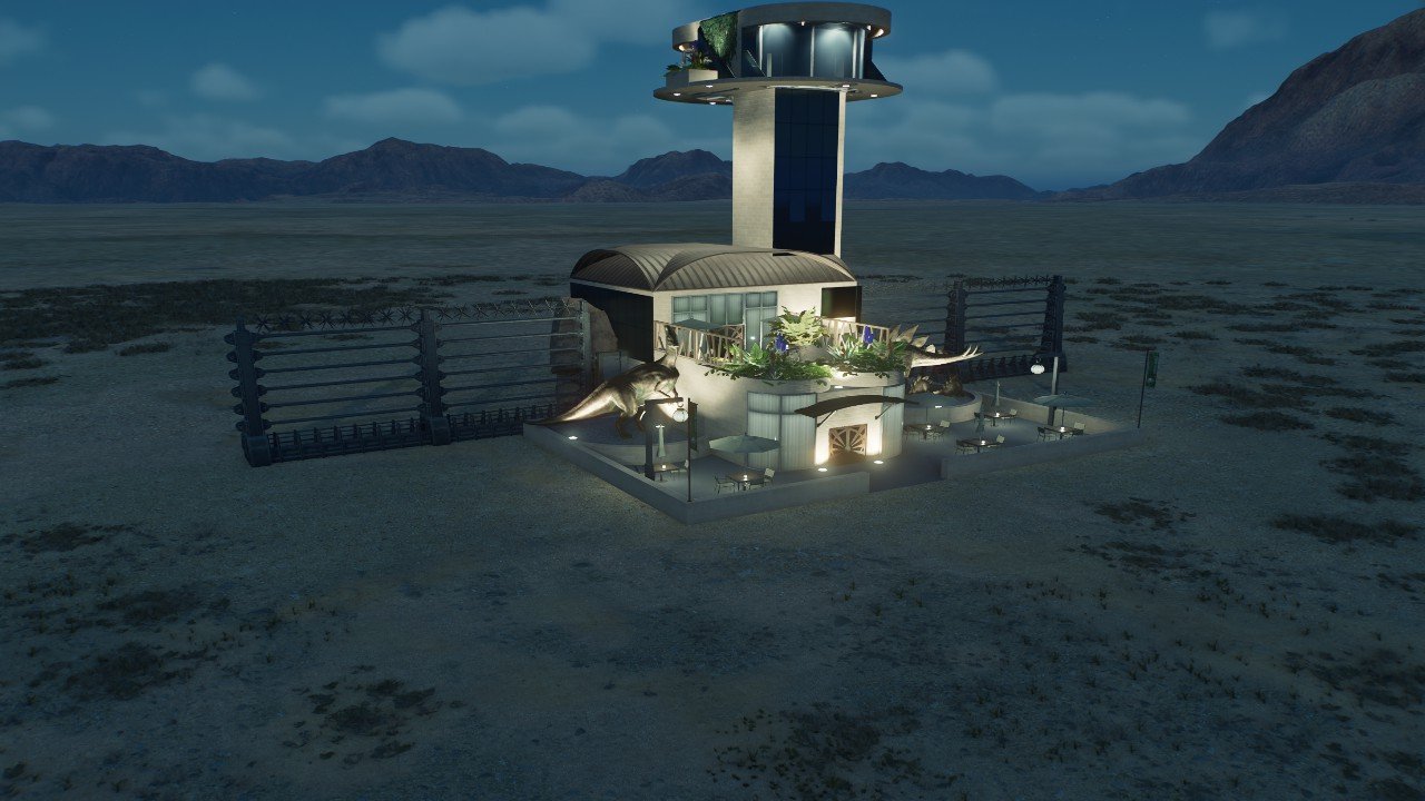 Rocky viewing platform with outdoor seating and planting - Workshop ...