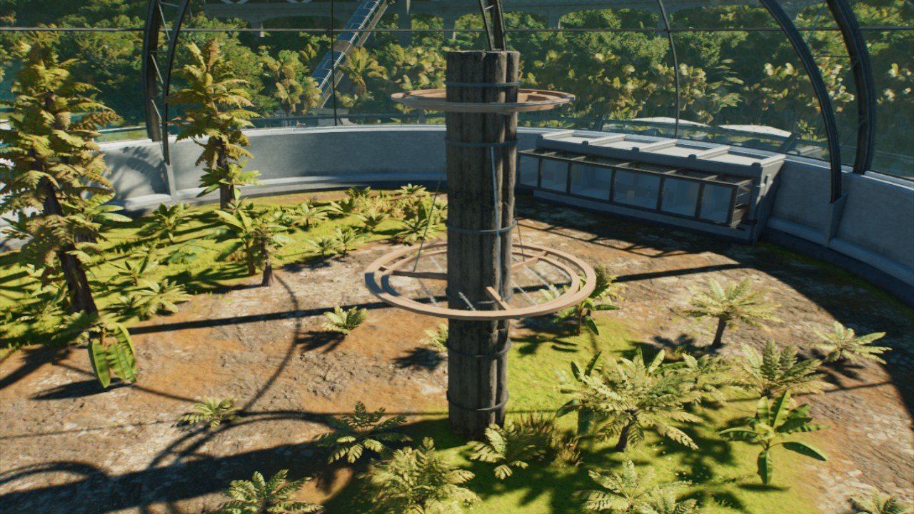 Wood Decorated Aviary Perch - Workshop - Jurassic World Evolution 3