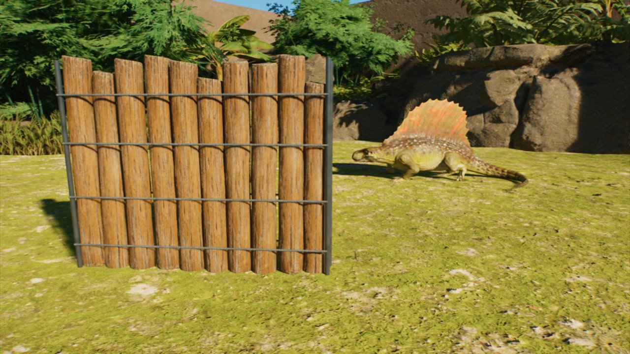 Small Log Fence - Workshop - Jurassic World Evolution 3