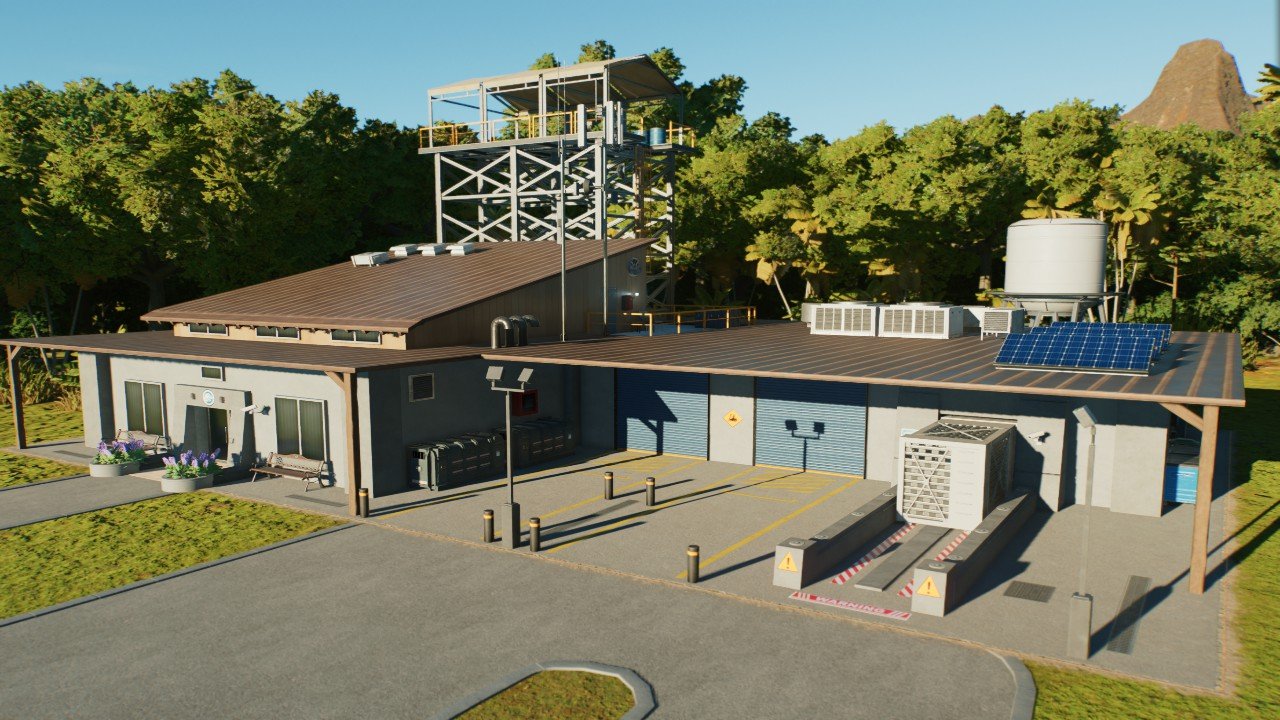 Large Food Amenity Disguised As Science Center - Workshop - Jurassic ...