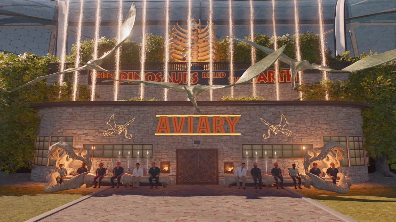 Aviary Viewing Gallery with hidden perch - Workshop - Jurassic World ...