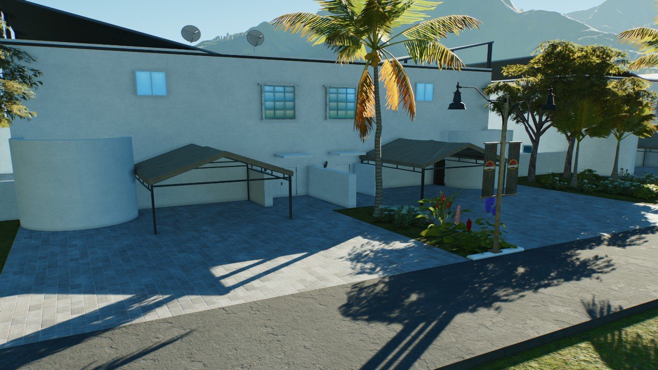 Suburban estate duplex homes - Jurassic World Evolution 3 creation ...