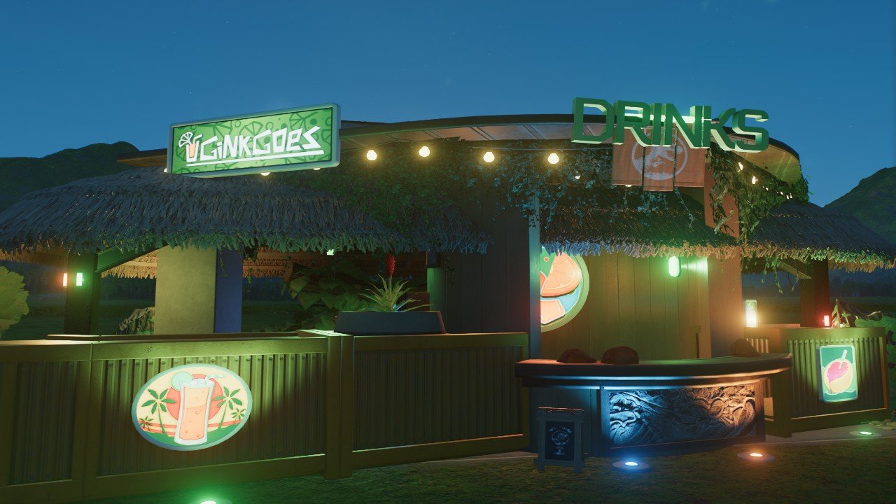 Drink Stand decoration - Workshop - Jurassic World Evolution 3