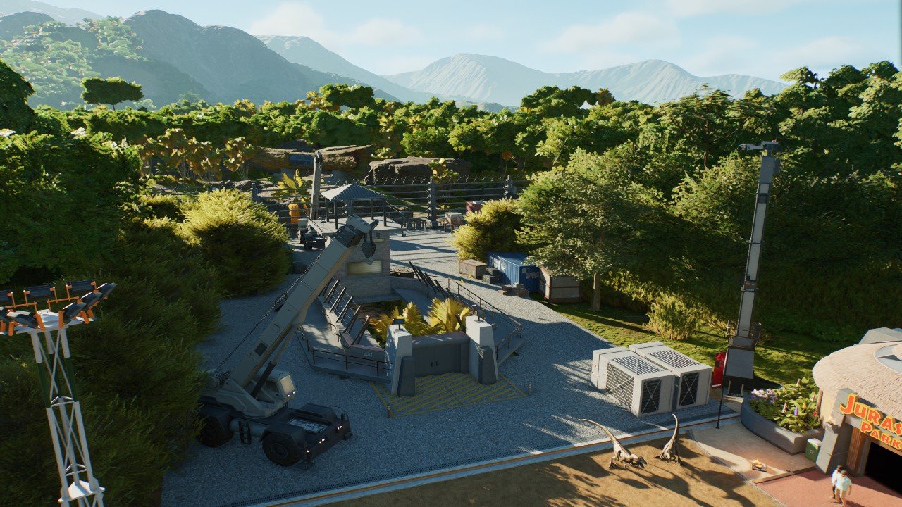 Working Raptor Pen Tunnel Paddock Entrance - Workshop - Jurassic World ...
