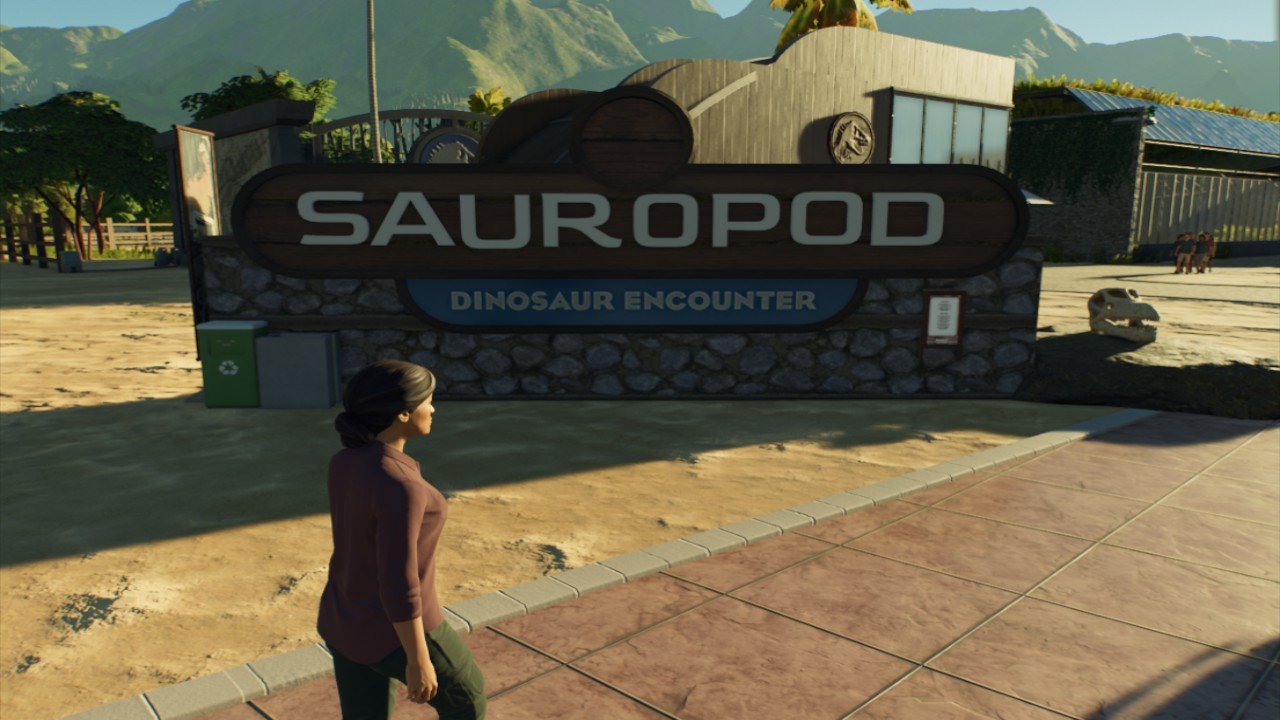 Sauropod encounter sign - Workshop - Jurassic World Evolution 3